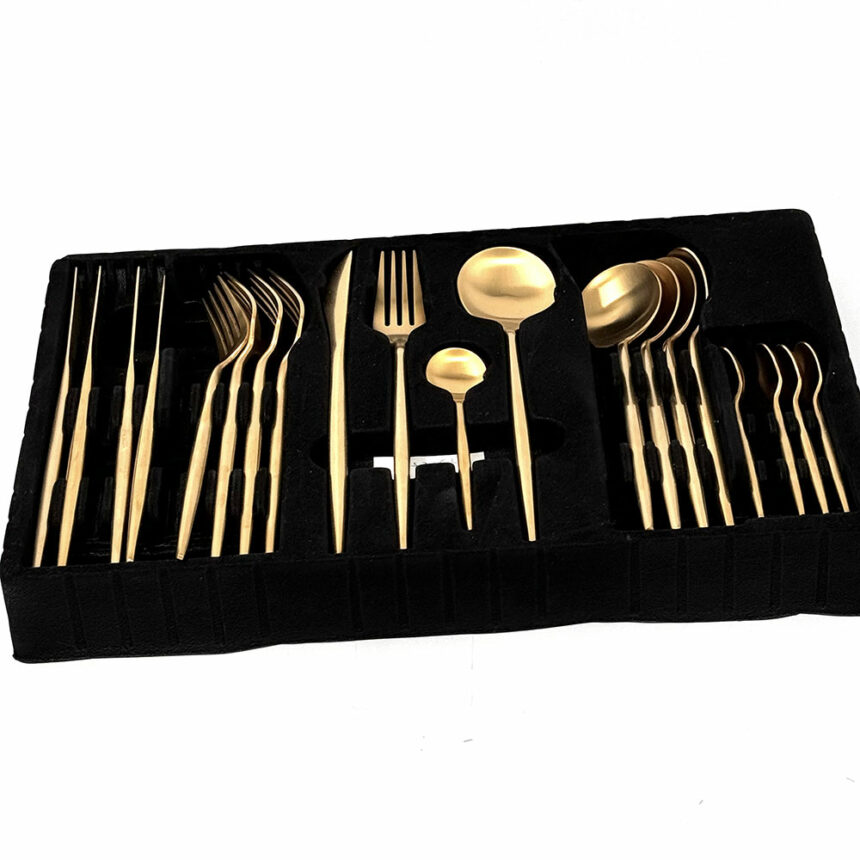 Gold Cutlery Set CS24SSGL Timeless