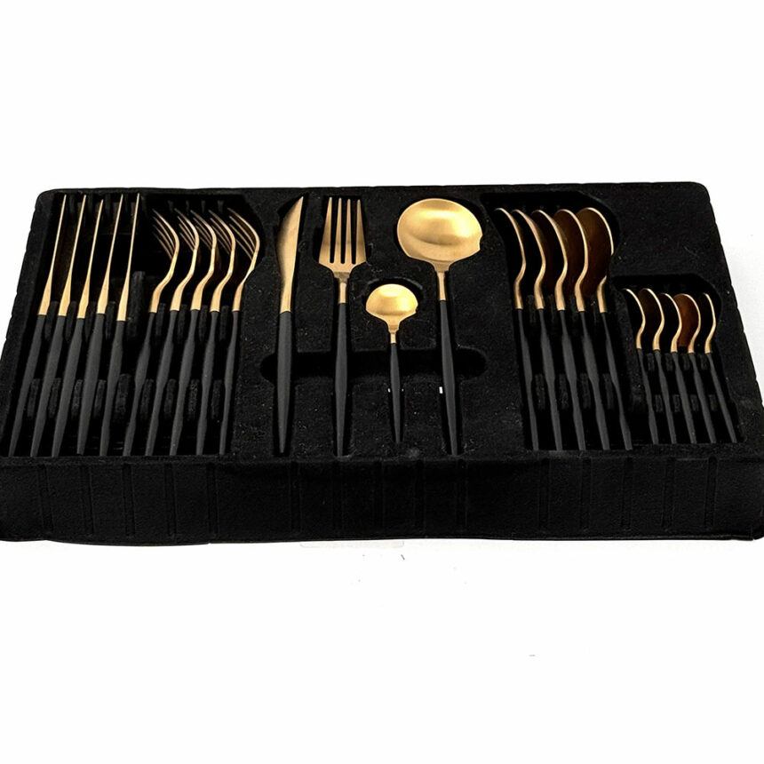 Luxury Cutlery Set CS24SSGB Artistic